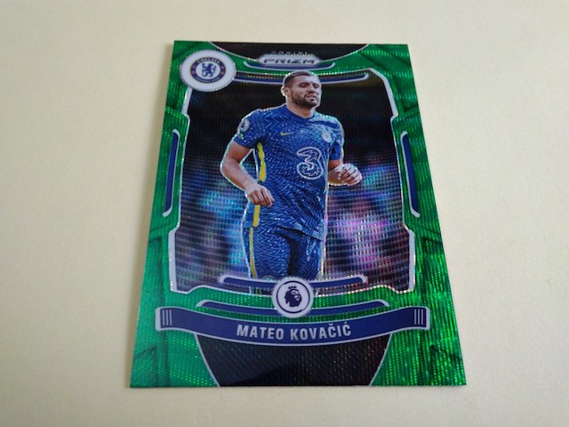 Panini Prizm Premier League 2021-22 - GREEN WAVE