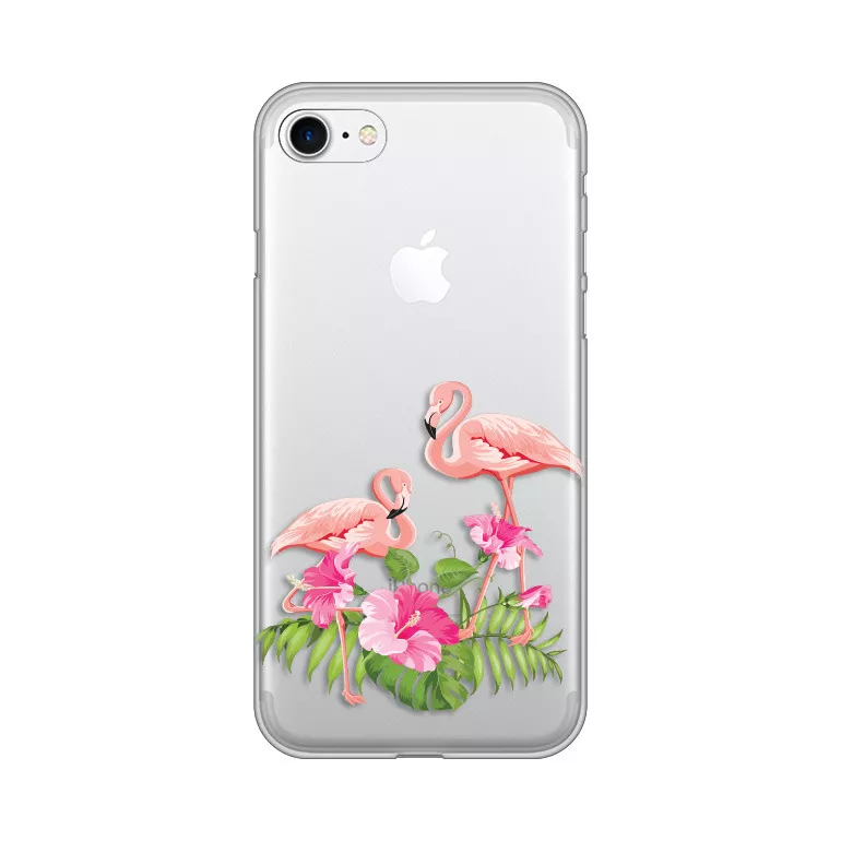 Maskica Silikonska Print Skin za iPhone 7/8/SE 2020/2022 Flamingo