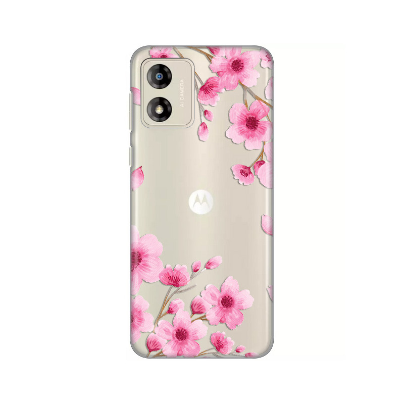 Maskica Silikonska Print Skin za Motorola Moto E13 Rose flowers