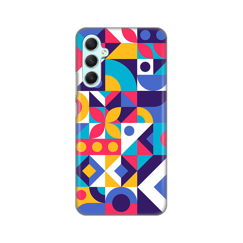 Maskica Silikonska Print Skin za Samsung A346B Galaxy A34 5G Colorful Mosaic