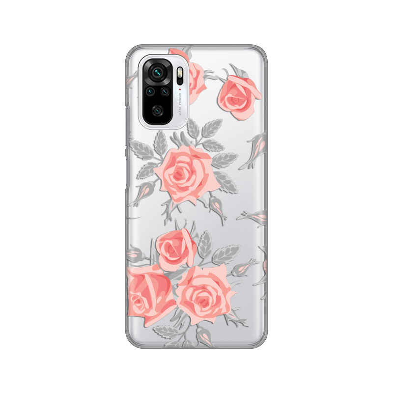 Maskica Silikonska Print Skin za Xiaomi Redmi Note 10 4G/10s Elegant Roses