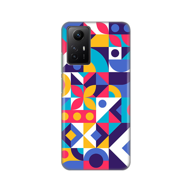 Maskica Silikonska Print Skin za Xiaomi Redmi Note 12S (EU) Colorful Mosaic