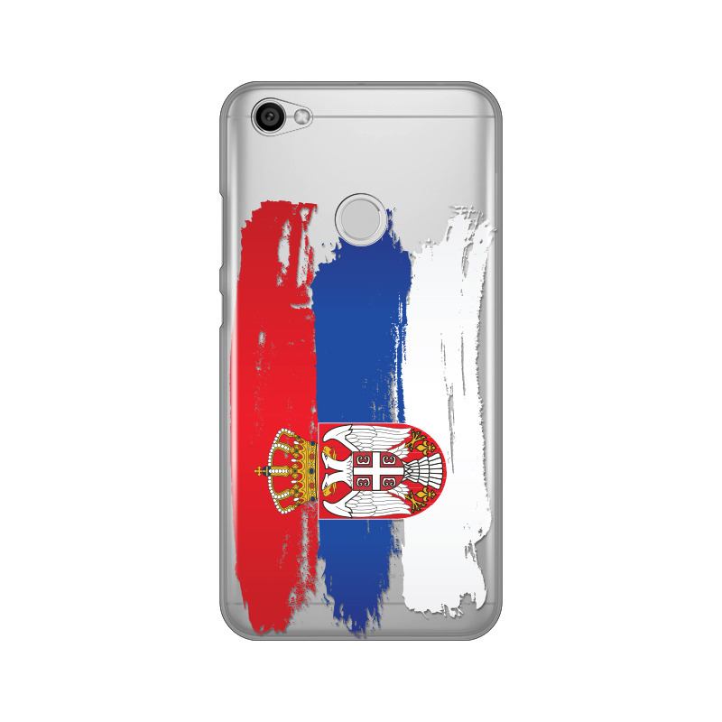 Maskica Silikonska print skin za Xiaomi Redmi Note 5A Prime Serbian Splash Flag