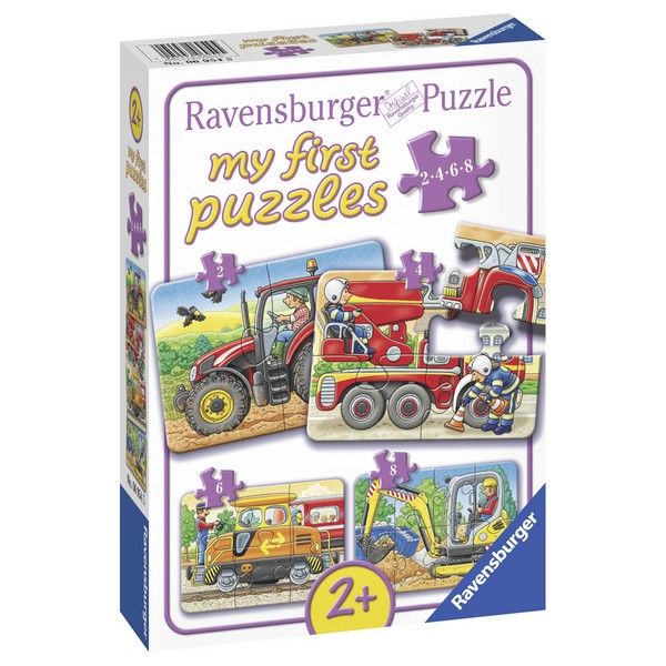 Ravensburger puzzle (slagalice) Moje prve puzle, mašine RA06954