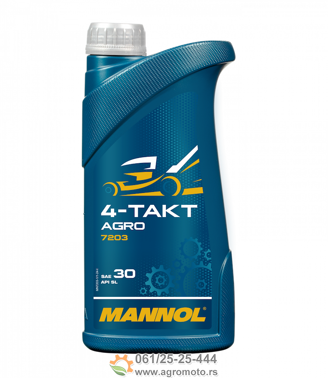 Ulje za kosilice MANNOL 4-TAKT AGRO SAE30 7203 1L