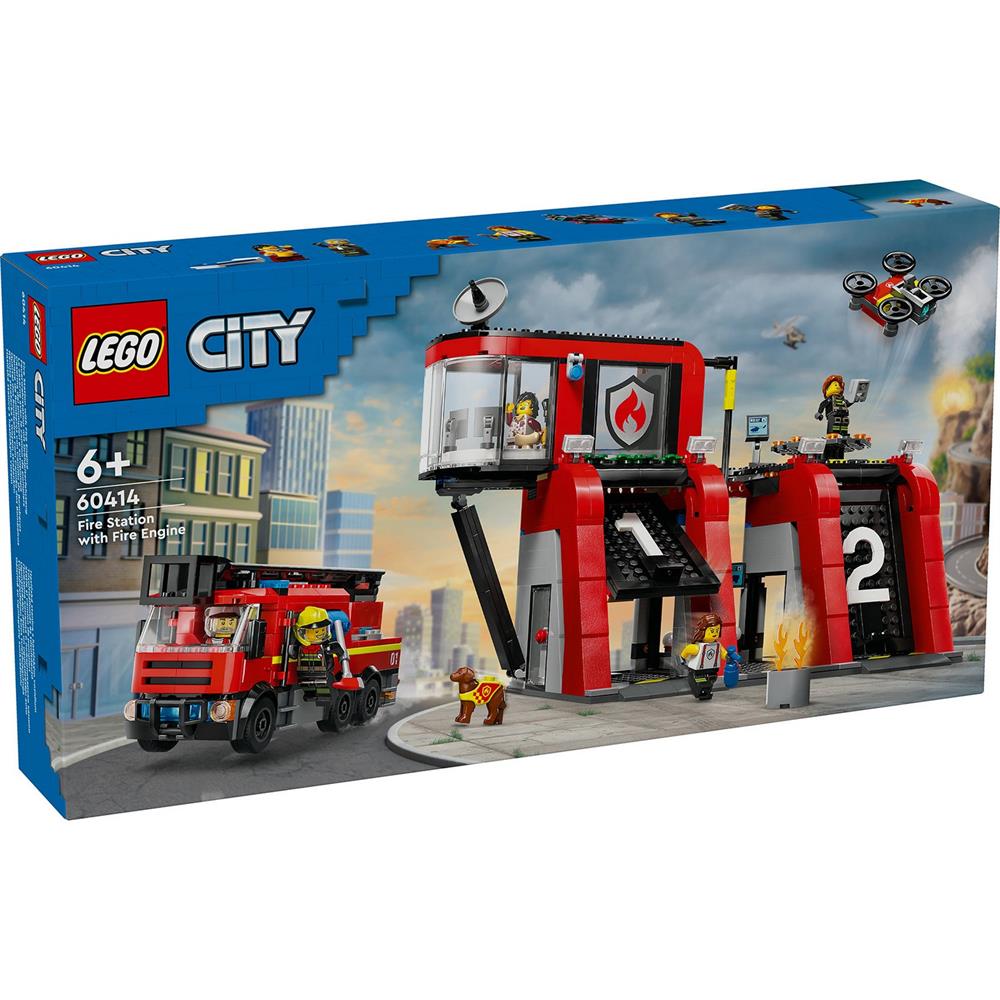 LEGO CITY Vatrogasna stanica s vatrogasnim vozilom