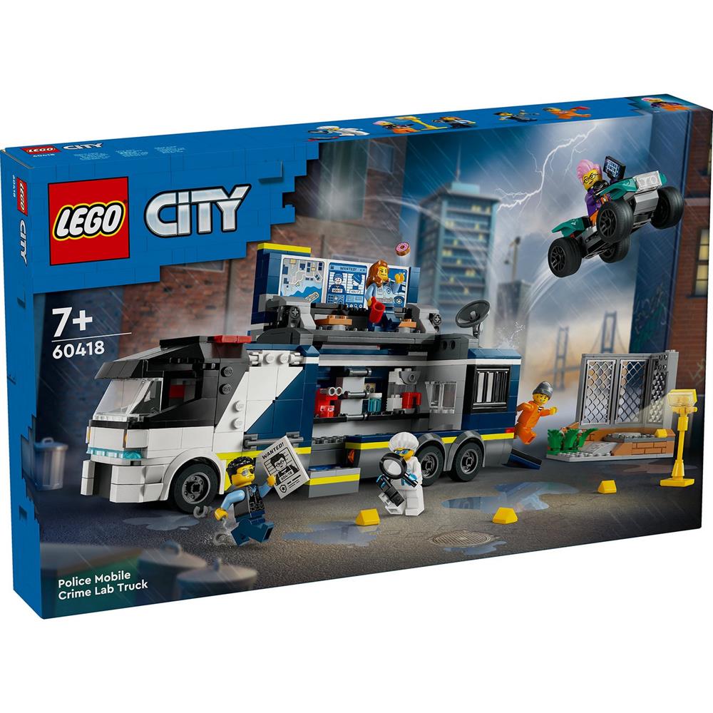 LEGO CITY policijski kamion – mobilna kriminalistička laboratorija