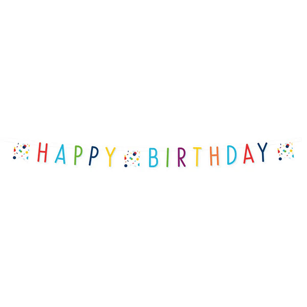 Confetti Birthday Baner