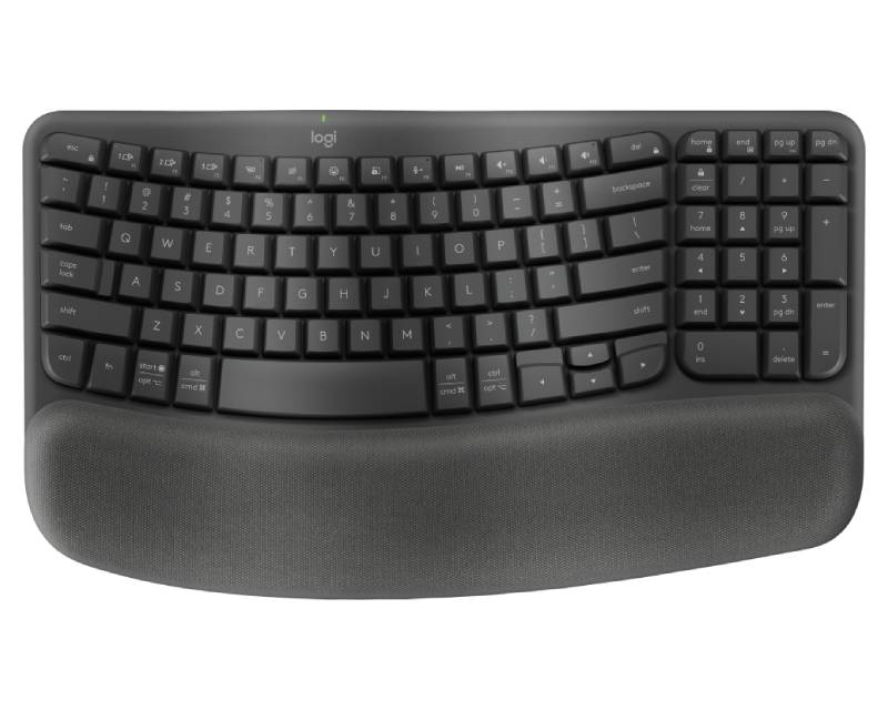 LOGITECH Wave keys US crna tastatura