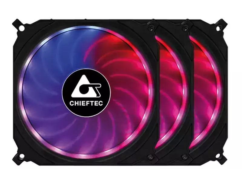 CHIEFTEC SET VENTILATORA TORNADO RGB CF-3012-RGB 120 X 120 X 25MM (3 KOMADA)