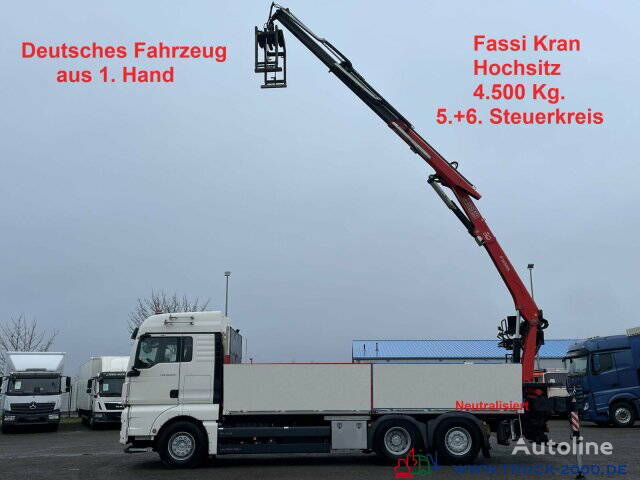 MAN TGX 26.440 kamion s ravnom platformom