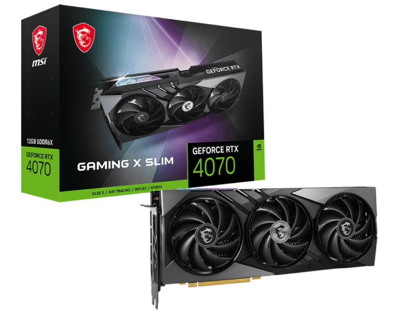 MSI nVidia GeForce RTX 4070 12GB 192bit RTX 4070 GAMING X SLIM 12G grafička karta