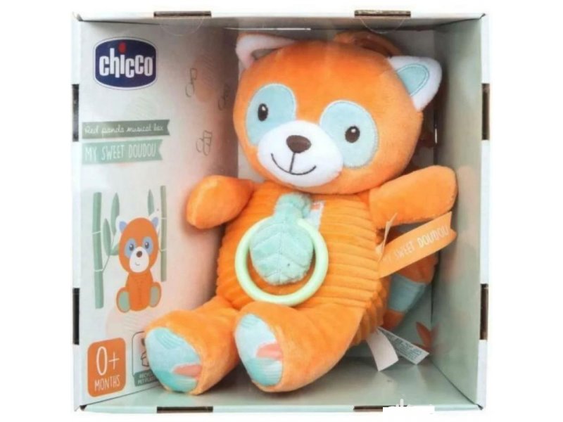 CHICCO PLIŠANA IGRAČKA DU DU PANDA ROSSO
