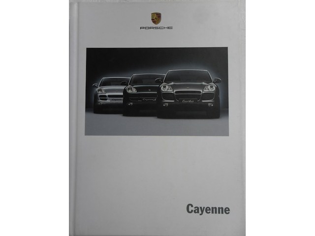 Prospekt Porsche Cayenne,185 str. ,06/04,21 x 16 cm.
