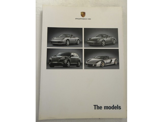 Prospekt Porsche Models, 60 str, 21 x 15, 5 cm.