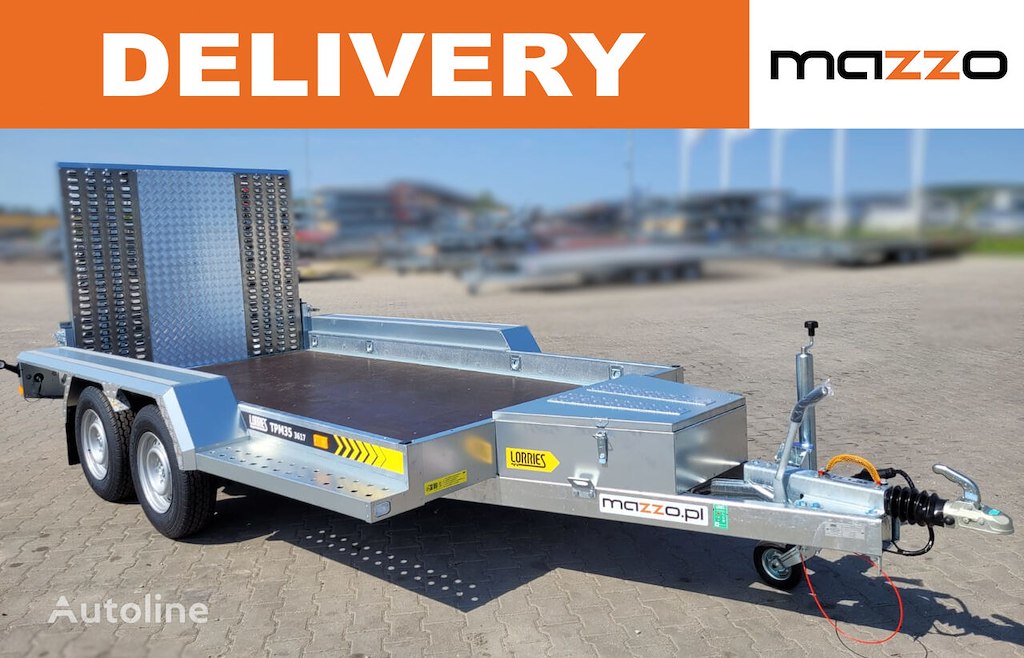 Nova Lorries DELIVERY! TPM35 trailer for mini excavators 362x175cm TOP QUALIT prikolica za građevinske strojeve