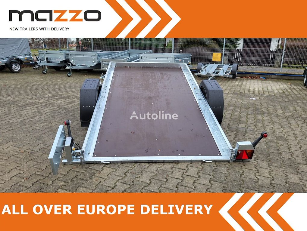 Nova Neptun DELIVERY! Braked quad trailer N13-305,1300kg 305x166cm,GN155 auto prikolica