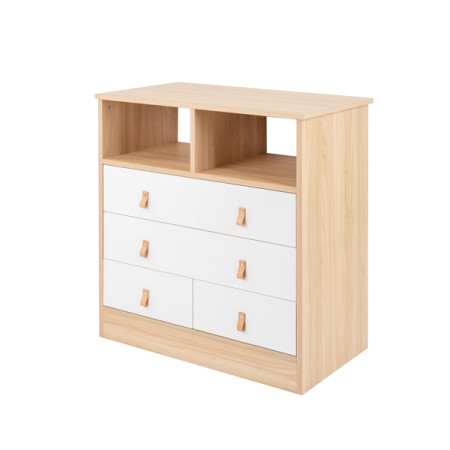 KikkaBoo drvena komoda Aspen sa policom wood ( KKB41038 )