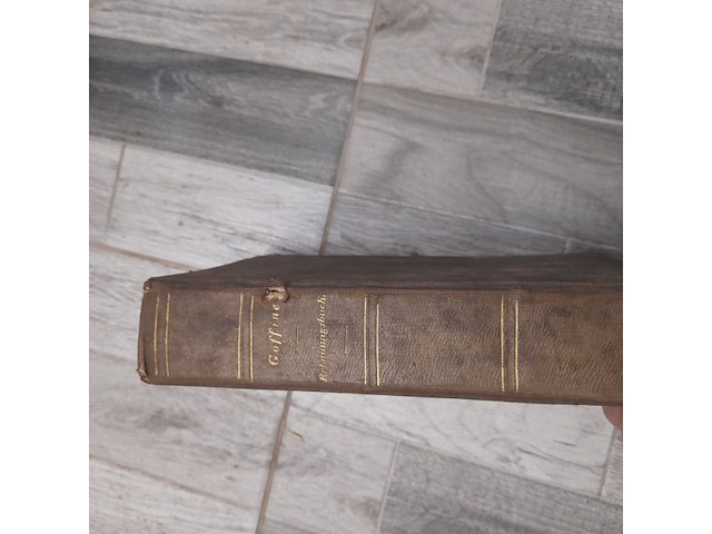 Stara verska knjiga na nemackom jeziku iz 1863 god