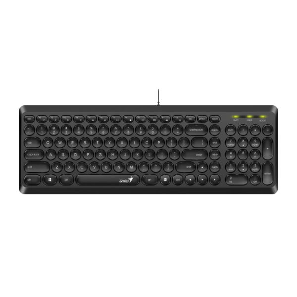 GENIUS Slimstar Q200 USB YU crna tastatura
