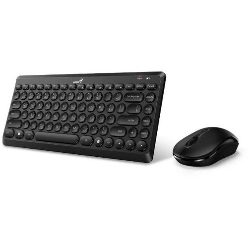 GENIUS LuxeMate Q8000 Wireless USB US crna tastatura + miš