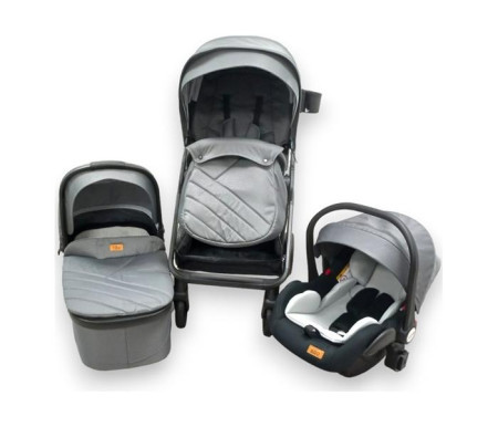 Bbo kolica za bebe 3u1 (a5) mamamia - grey ( A5GREY )