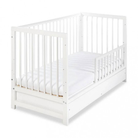 Klups krevetac za bebe timi 120x60 beli ( KLUKRETIMI )