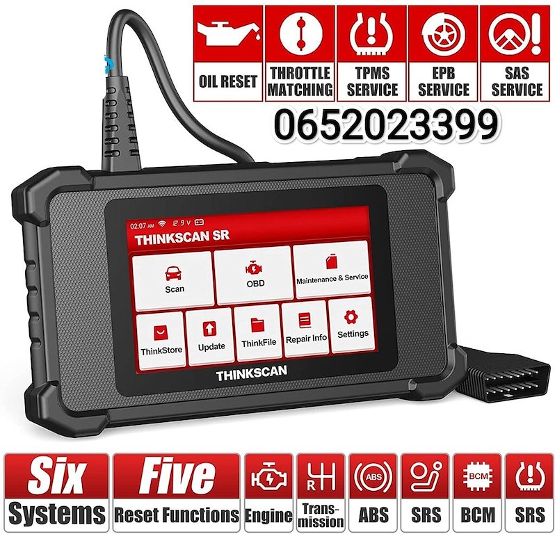 THINKCAR THINKSCAN SR6 OBD2 EOBD Auto Dijagnostika THINKSCAN SR6