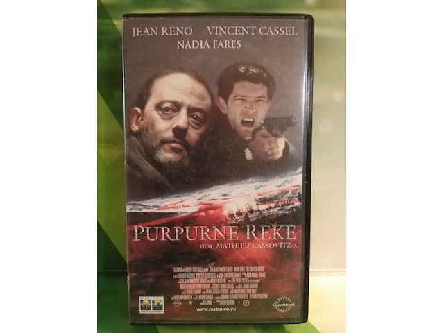 Purpurne Reke - Jean Reno / Vincent Cassel / VHS /