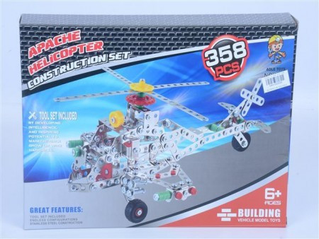 Konstruktor - helikopter metalne konstrukcije 358pcs 34x24x5 ( 093339 )