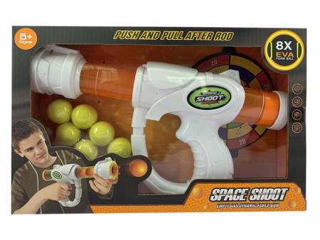Puška Space Shoot sa plastičnim lopticama ( 516134 )
