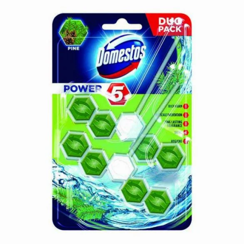 DOMESTOS Power 5 Pine WC osveživač 2x55g