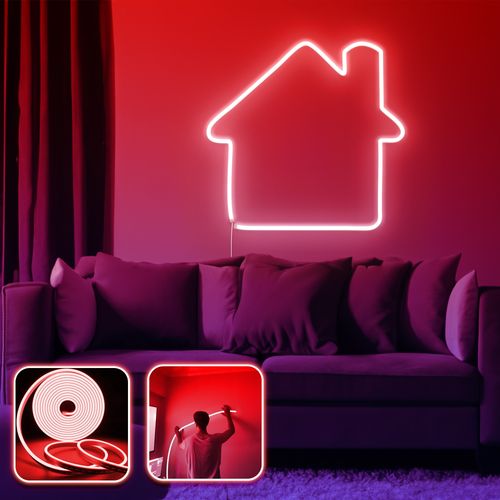 Home - Medium - Red Red Decorative Wall Led Lighting
