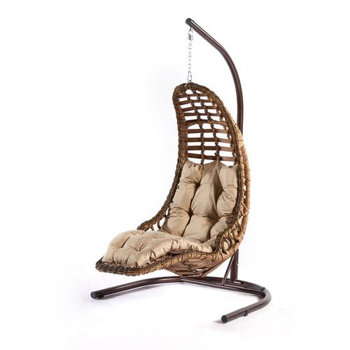 Bodrum Brown Garden Single Swing Chair