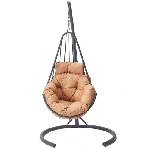 Kırlangıç - Anthracite, Beige Anthracite Beige Garden Single Swing Chair
