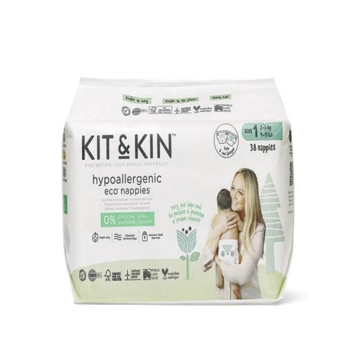 Kit & Kin Pelene Veličina 1 2-5Kg (38 Pack)