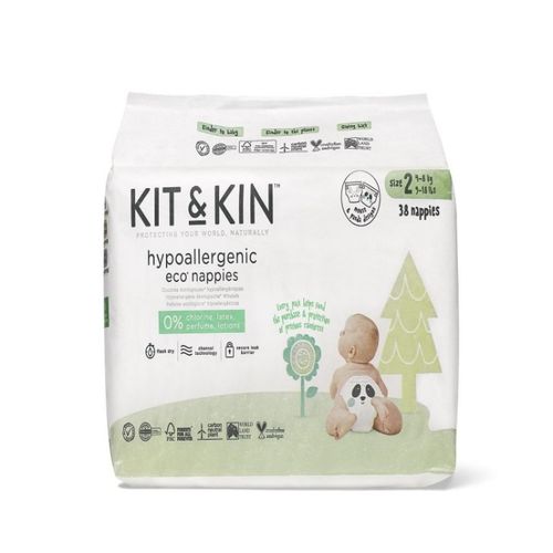 Kit & Kin Pelene Veličina 2 4-8 Kg (38 Pack)