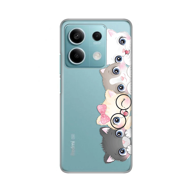 Maska Silikonska Print Skin za Xiaomi Redmi Note 13 4G (EU) Cats