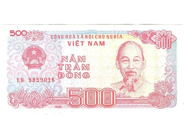 Vijetnam 500 dong 1988 UNC