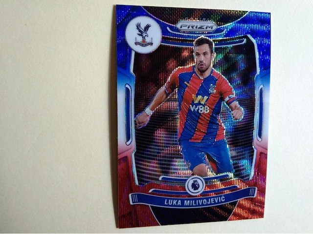 Panini Prizm Premier League 2021-22 - Red white blue