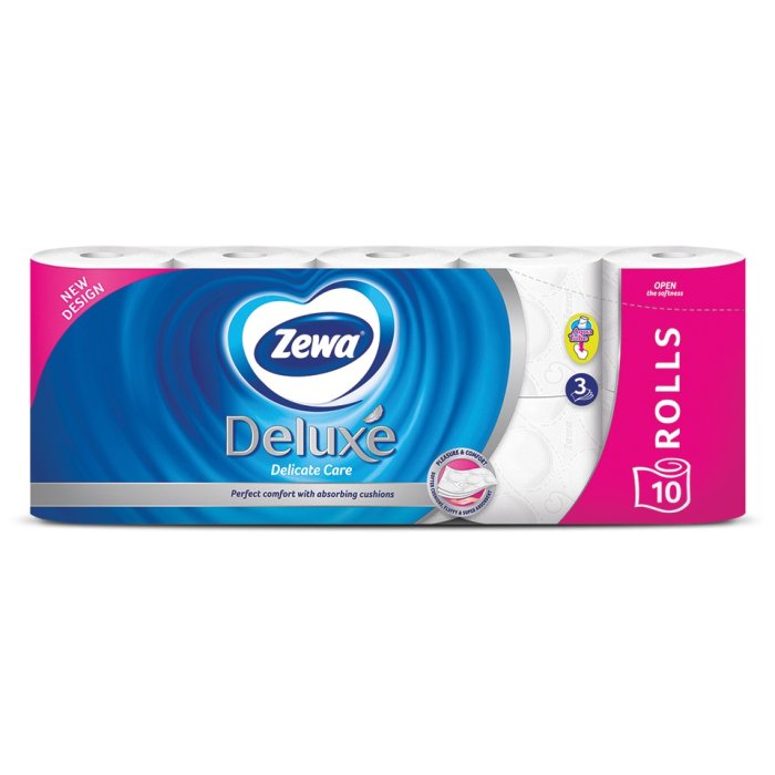 Toalet papir Zewa Deluxe White 10/1