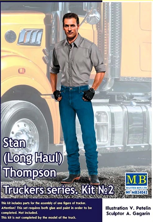 MASTER BOX 1/24 „Stan“ (Long Haul) Thompson“ Truckers Series Kit No.2