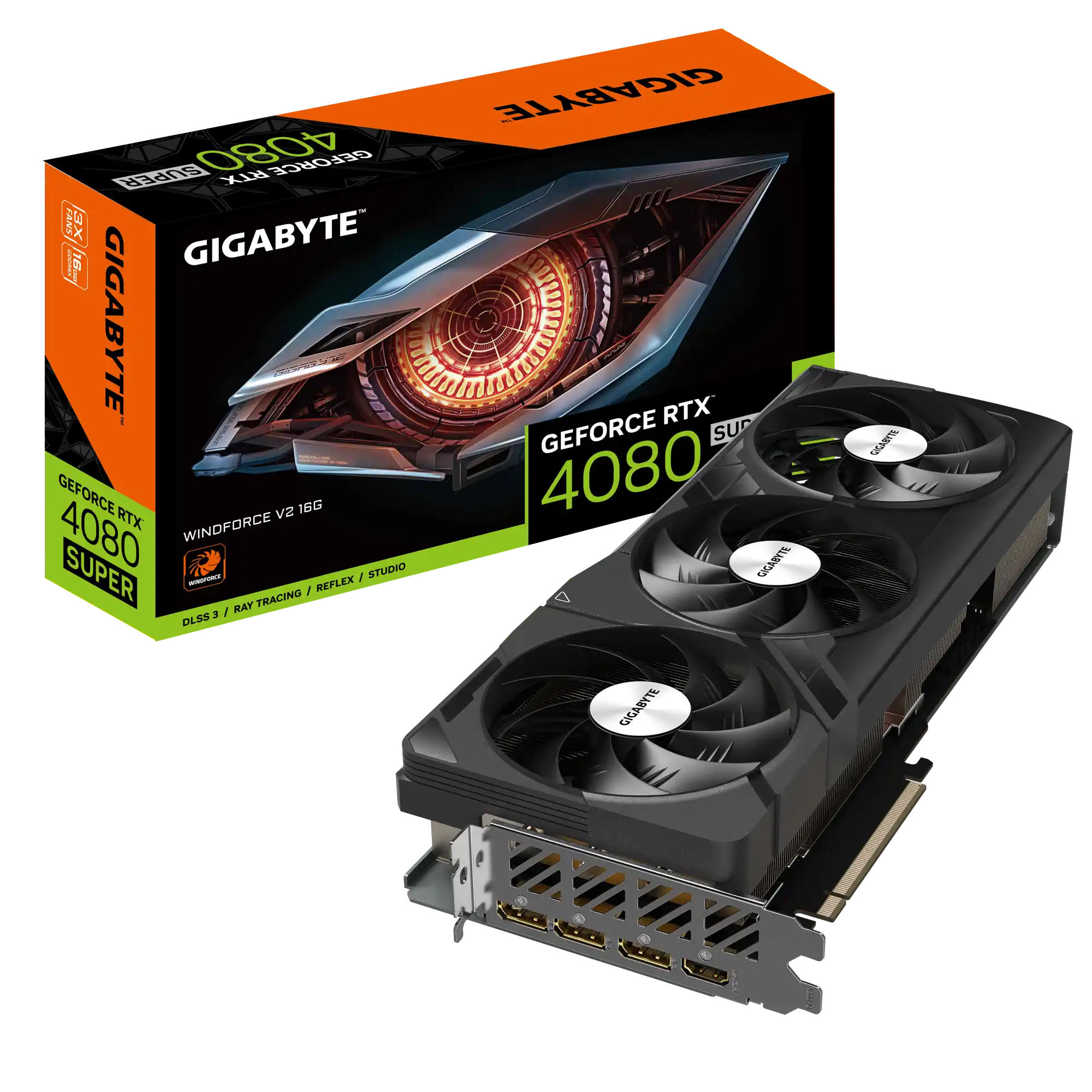 Grafička karta Gigabyte GeForce RTX 4080 16GB SUPER WINDFORCE V2 GV-N408SWF3V2-16GD