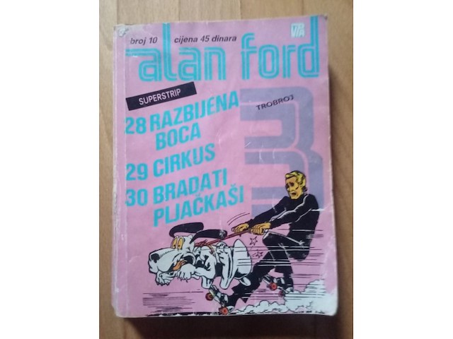 Alan Ford Trobroj Broj 10 (Vjesnik, 1991)