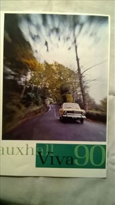 Prospekt Vauxhall Viva 90,A4 format,8 str.eng.