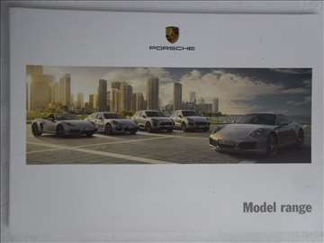 Prospekt Porsche Model Range.100 str,25 x 17 cm.
