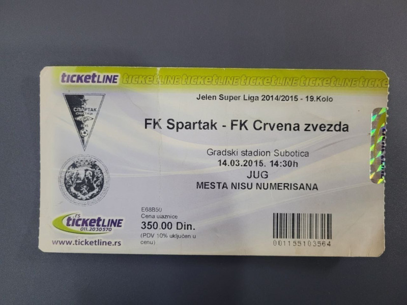 FK Spartak - Fk Crvena Zvezda 14.03.2015.