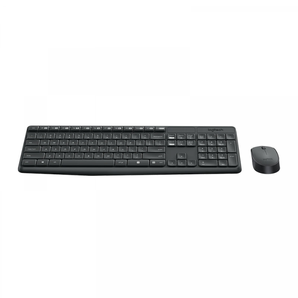 Tastatura + Mis Logitech MK235 Wireless Desktop USB siva US