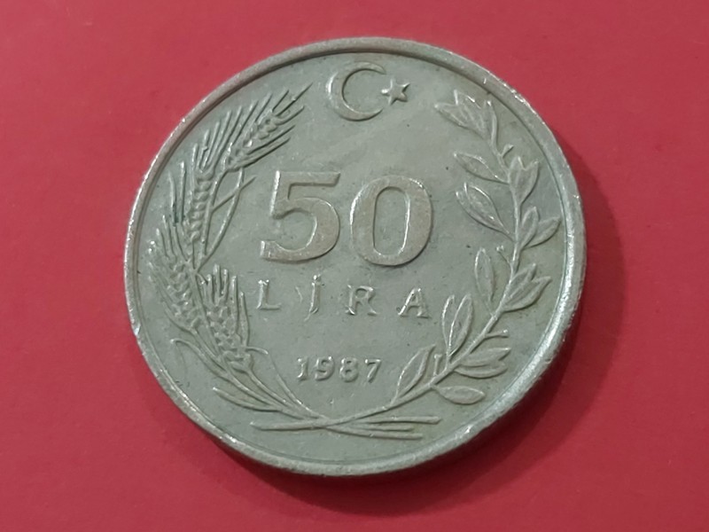 Turska - 50 lira 1987 god