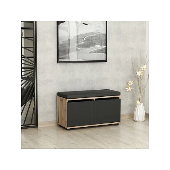 HANAH HOME CIPELARNIK DRAGO WALNUT BLACK CENA